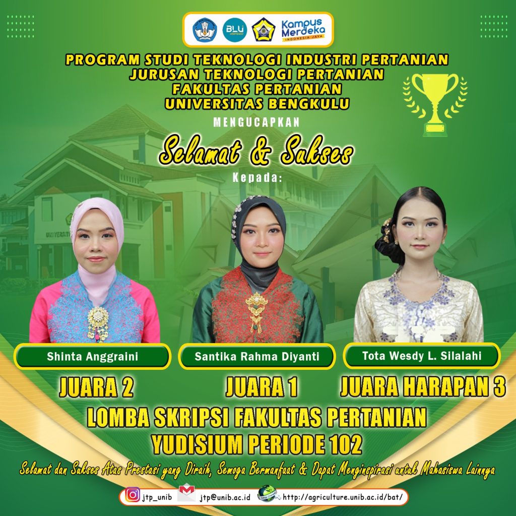 Leaflet Bachelor of Agricultural Industrial Technology - Bachelor Agricultural Industry Technology